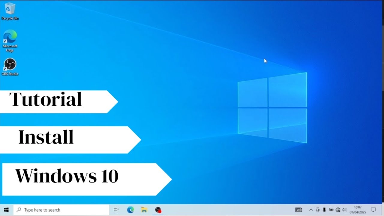 Tutorial Install Windows 10 Terbaru 2025 | Ilmu Komputer - YouTube