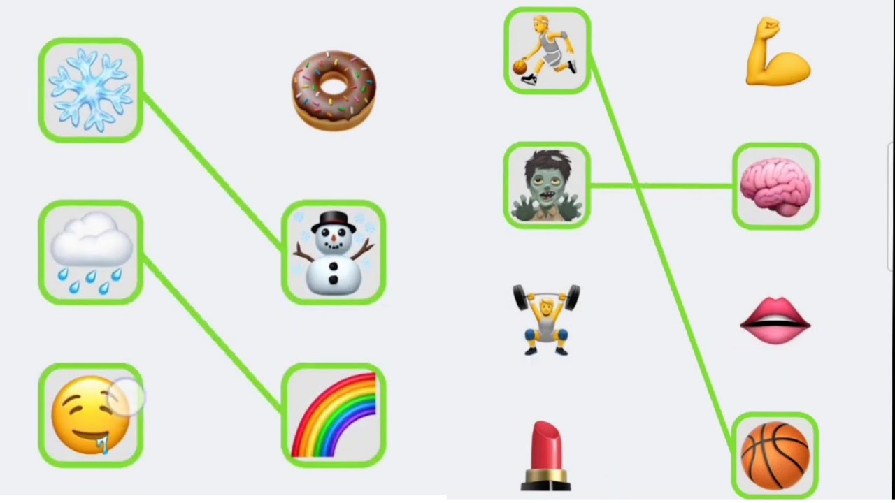 Match emoji | match right emoji game - YouTube