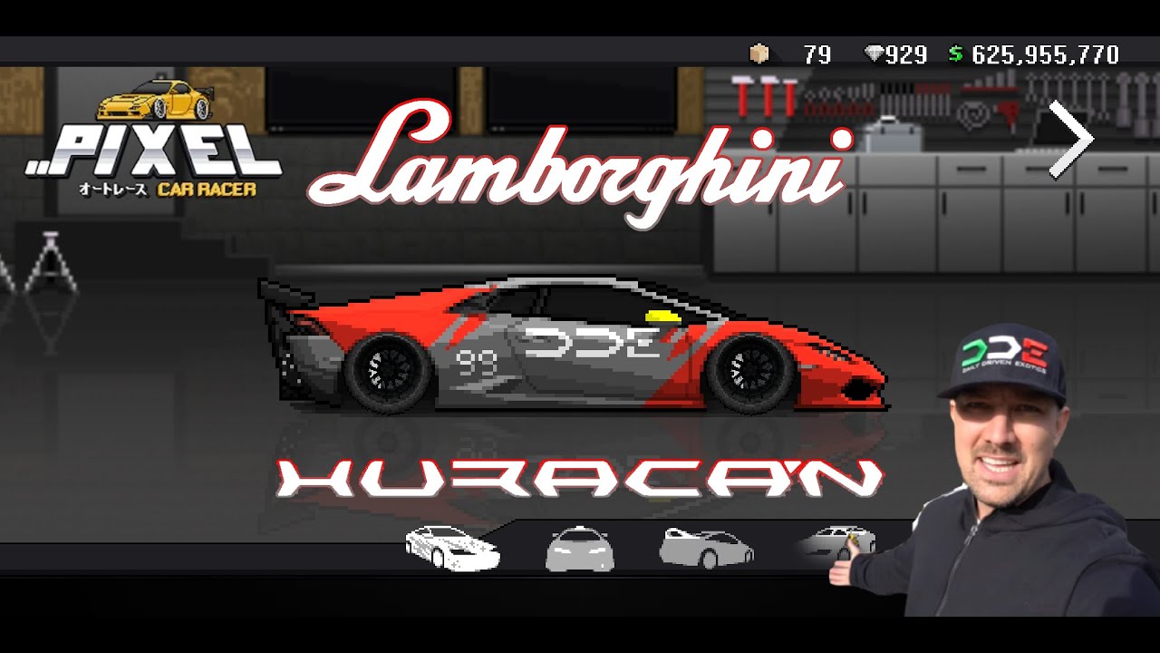 PIXEL CAR RACER - DDE LAMBORGHINI HURACAN EVO!!!! - YouTube