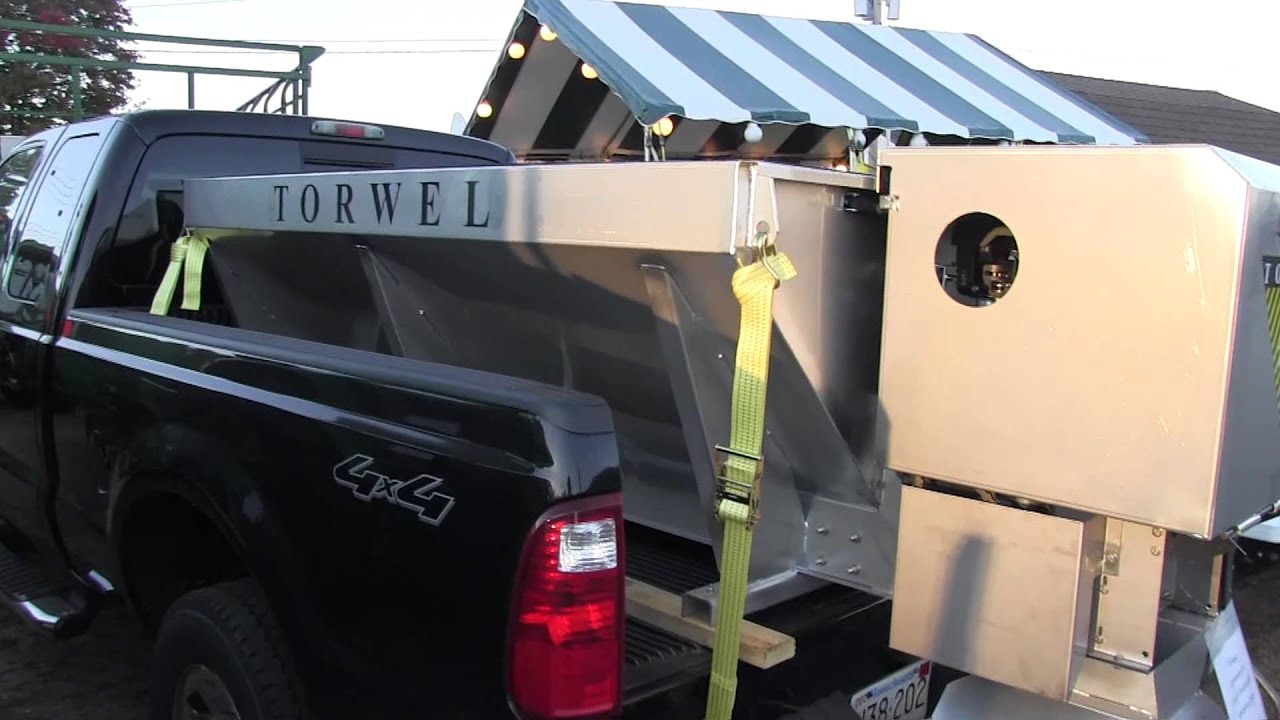 Ace Torwel Torwell Economizer Pro Slide-in Sander Salter Spreader - YouTube