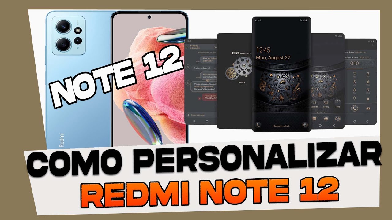 Como Personalizar El Xiaomi Redmi Note 12 - YouTube