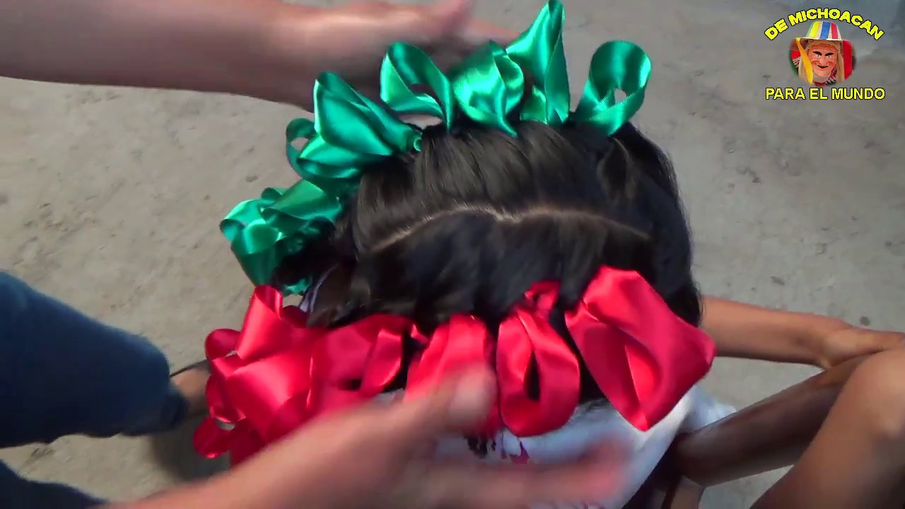 COMO HACER UNA TRENZA CON LISTONES PARA GUARESITA (TRENZA DE COSTILLA ...