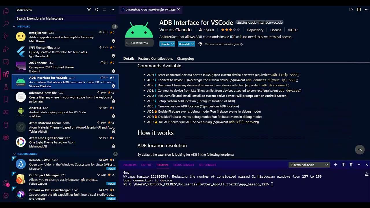 Ejecutar flutter sin cable (wifi) en vscode - YouTube