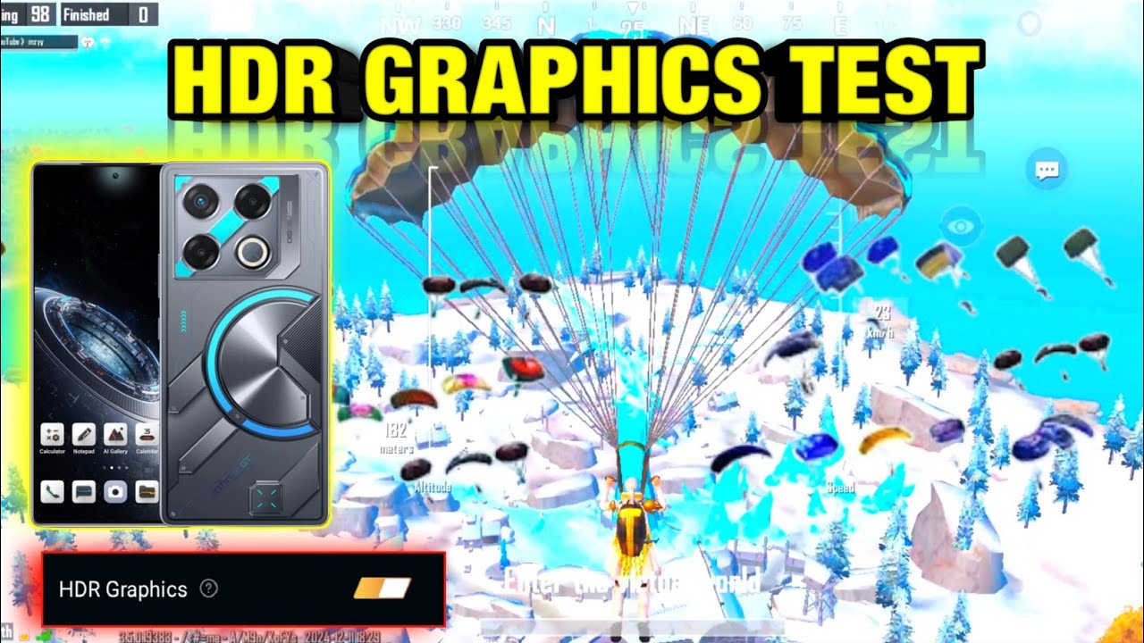 HDR GRAPHICS TEST😵💥 infinix GT 20 Pro Hdr Graphics Setting On🧐 - YouTube