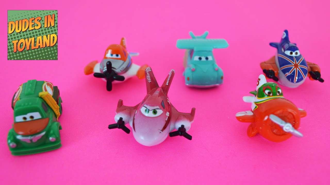 Disney Planes toys Micro Drifters Dusty Crophopper videos for children ...