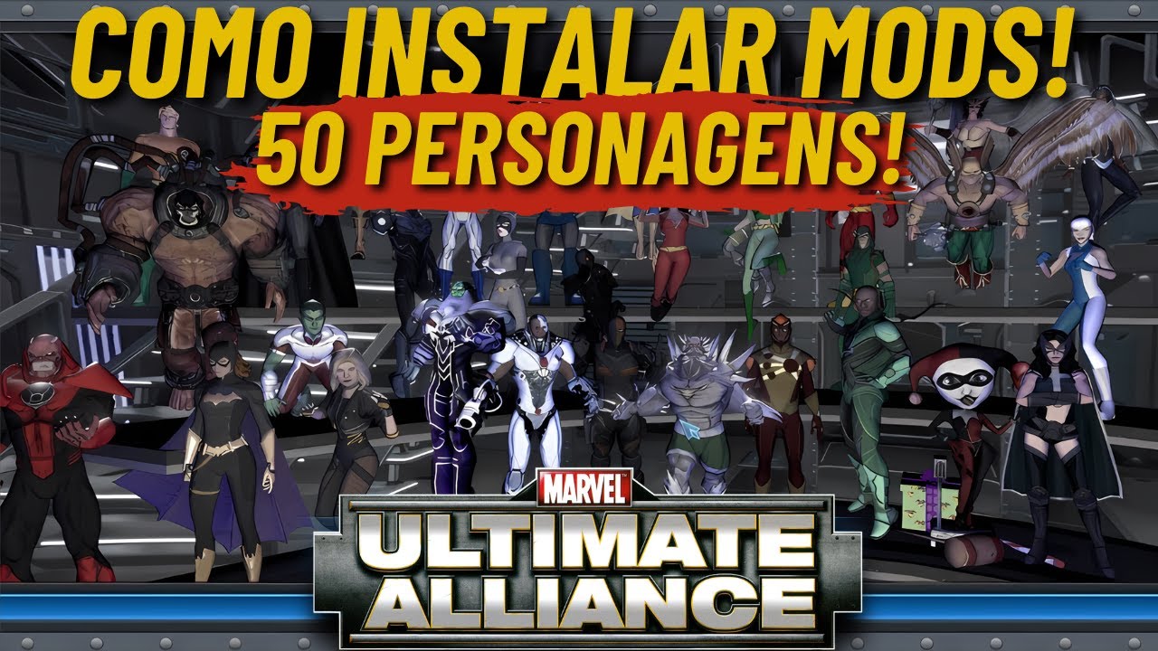 COMO INSTALAR MODS EM MARVEL ULTIMATE ALLIANCE! + JOGO BASE EM 2025 ...