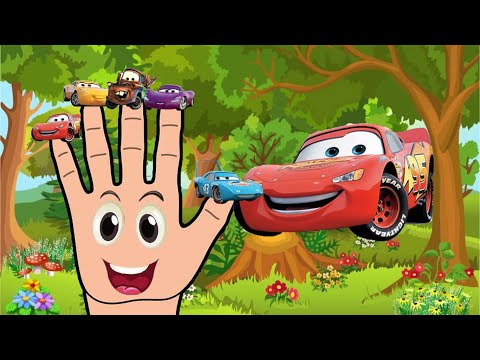 Cars Finger Family Nursery Rhyme Sing-Along For Kids - YouTube