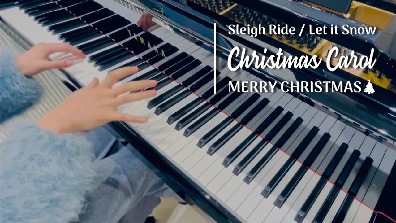 크리스마스 캐롤 | Sleigh Ride + Let it Snow | Christmas carol - YouTube