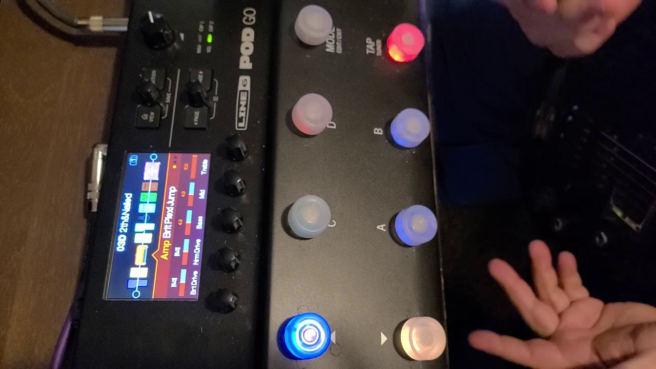 Pod Go Tutorial: Using one amp for dirty and clean tones. - YouTube