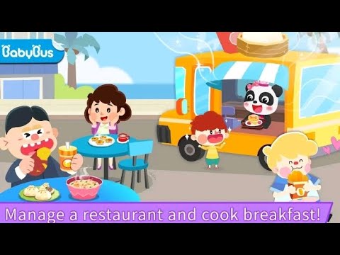 baby bus restaurant kids video - YouTube