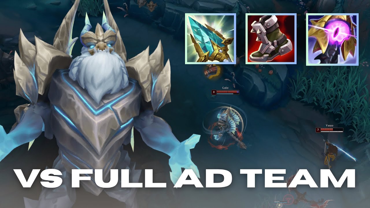 Enemy team picked almost FULL AD TEAM so i went AP GALIO MID ─── League ...