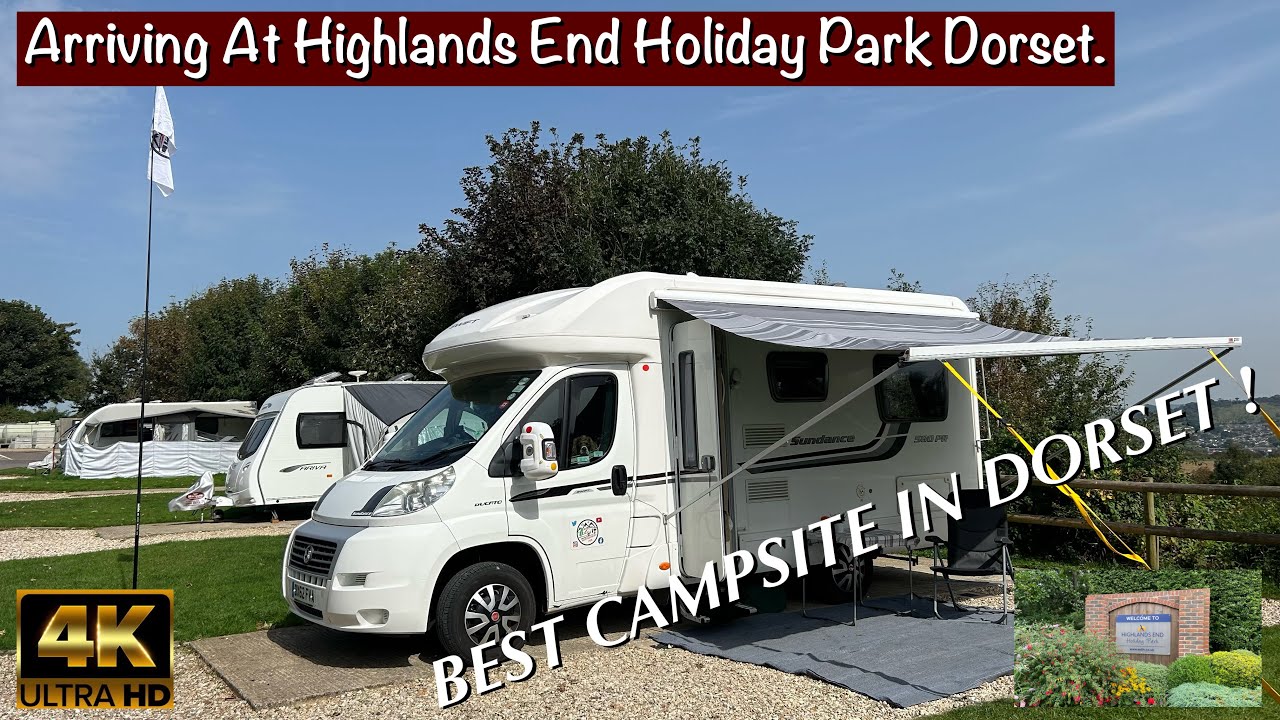 Journey to Highlands End Holiday Park Dorset | Arrival & Site Tour ...
