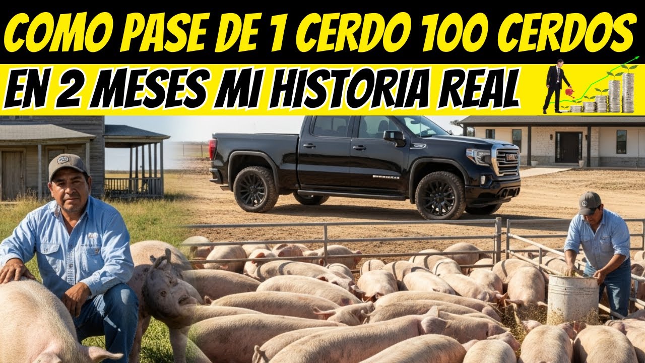 Cómo Pasé De 1 CERDO 100 CERDOS en 2 Meses MI HISTORIA REAL Tienes Que ...