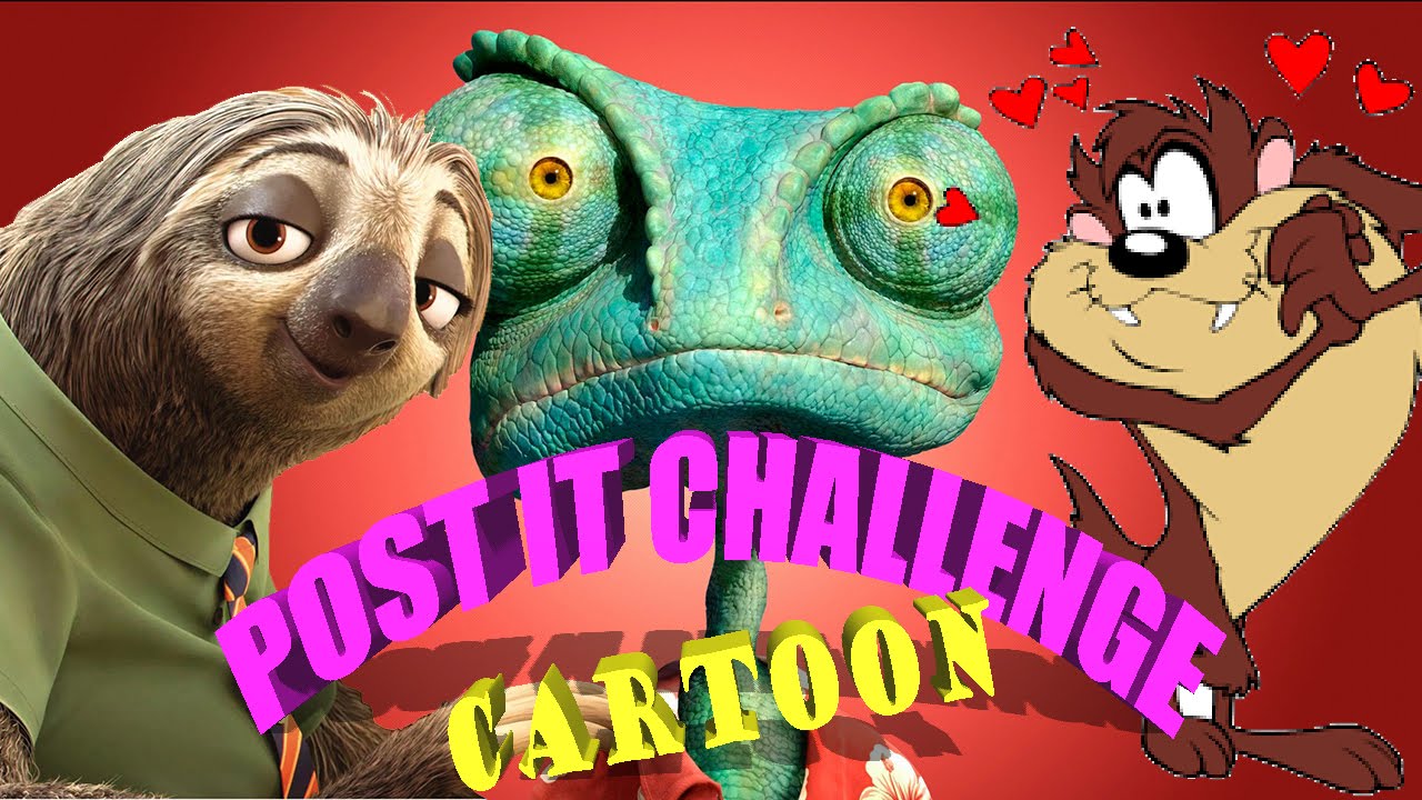 Post it Challenge Cartoon - YouTube