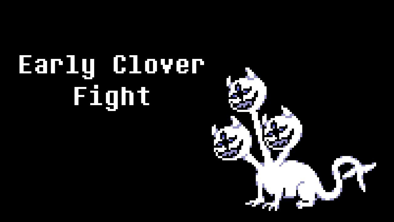 Deltarune Chapter 1 - Early Clover Fight - YouTube