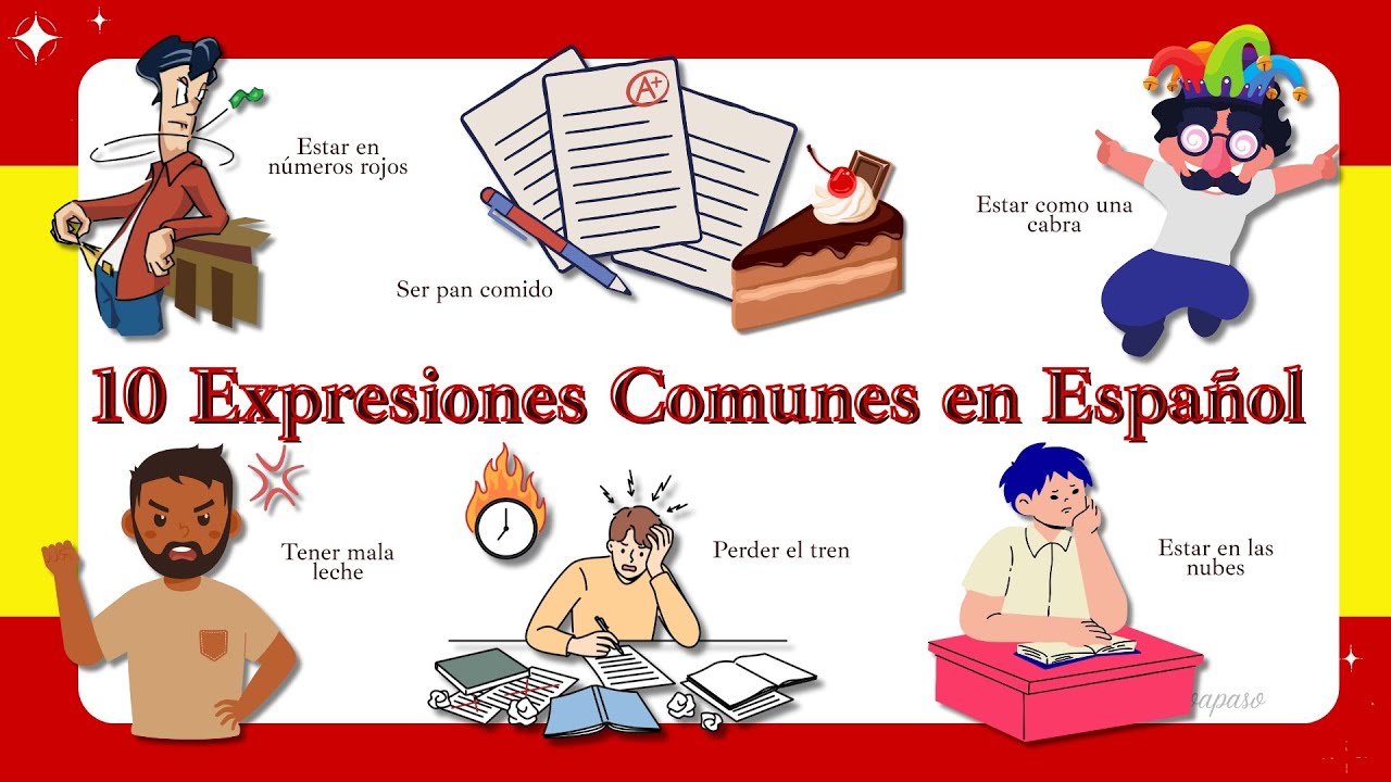 10 Expresiones Comunes en Español | 10 Common Spanish Idioms – Parte 1 ...