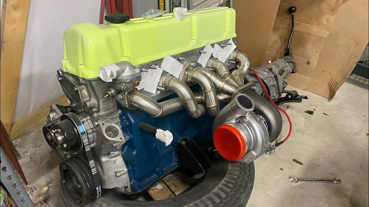 240z-L28 full engine install and start - YouTube