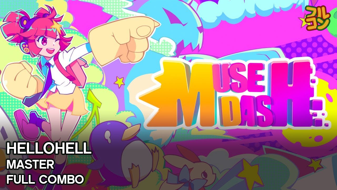 【Muse Dash Keyboard Cam】HELLOHELL Master Full Combo 100% - YouTube