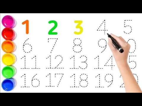 123.Counting.ginti.12345678910.Number.1 to 100.Abcd.Apple.ABCD kids ...