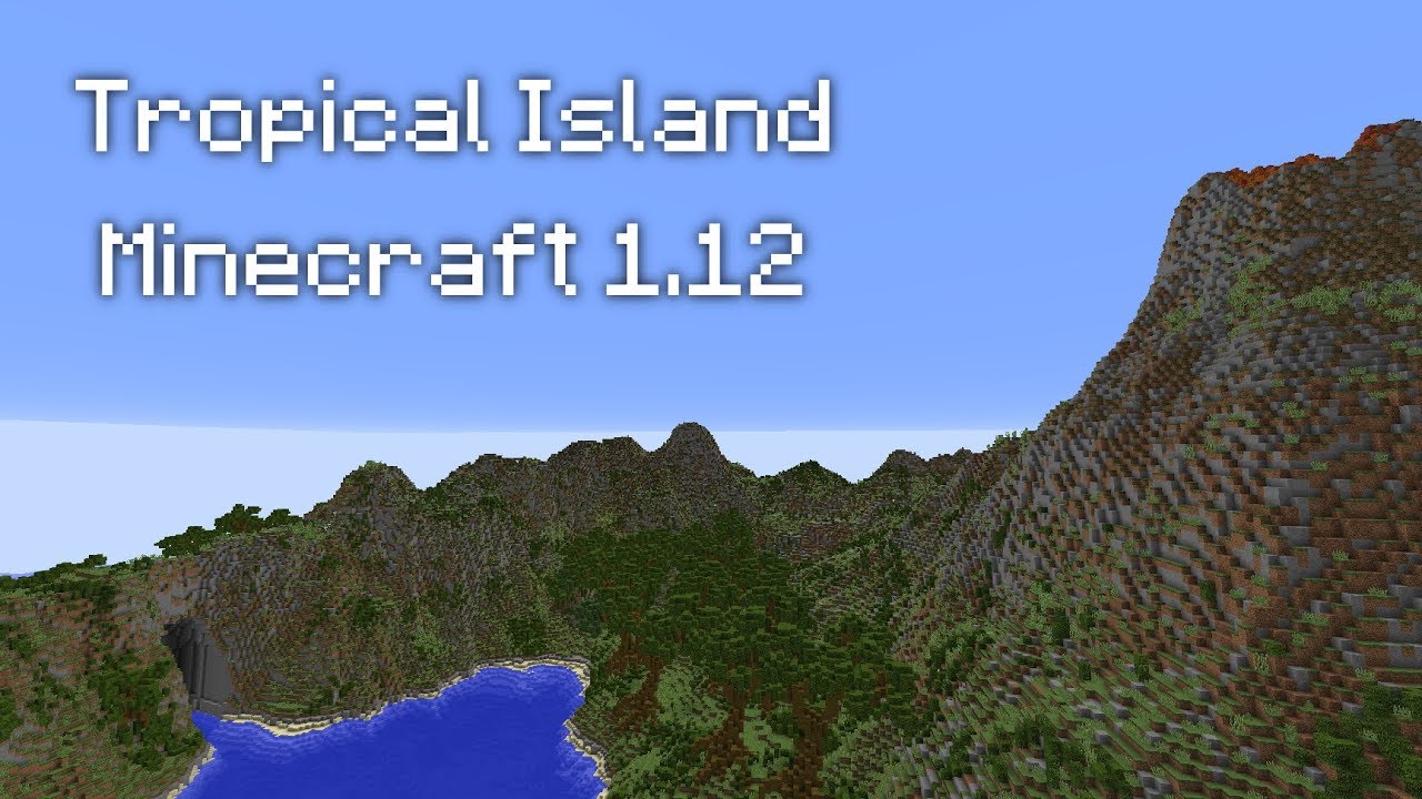 Minecraft | Tropical Island Map 1.12 - YouTube