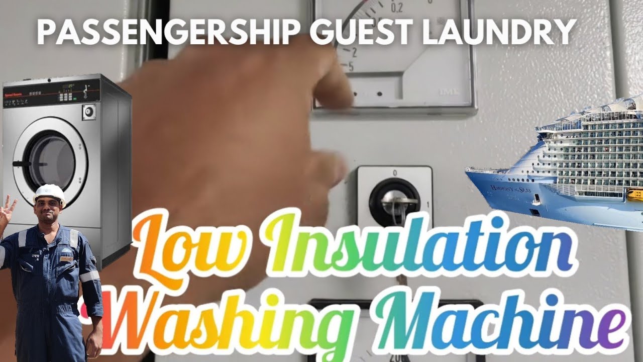 Low insulation washing machine for passenger ship guest laundry, Speed ...