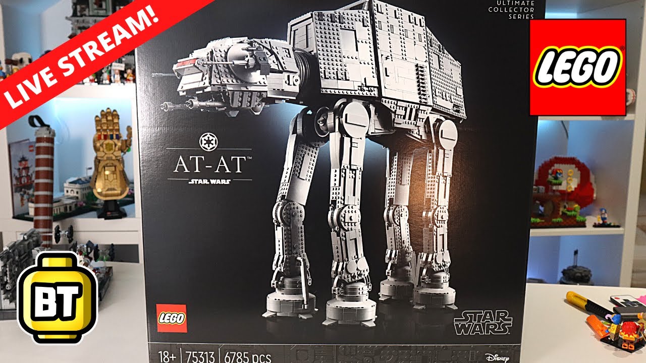 LEGO Star Wars UCS AT-AT Build LIVE! - Part 1 - YouTube