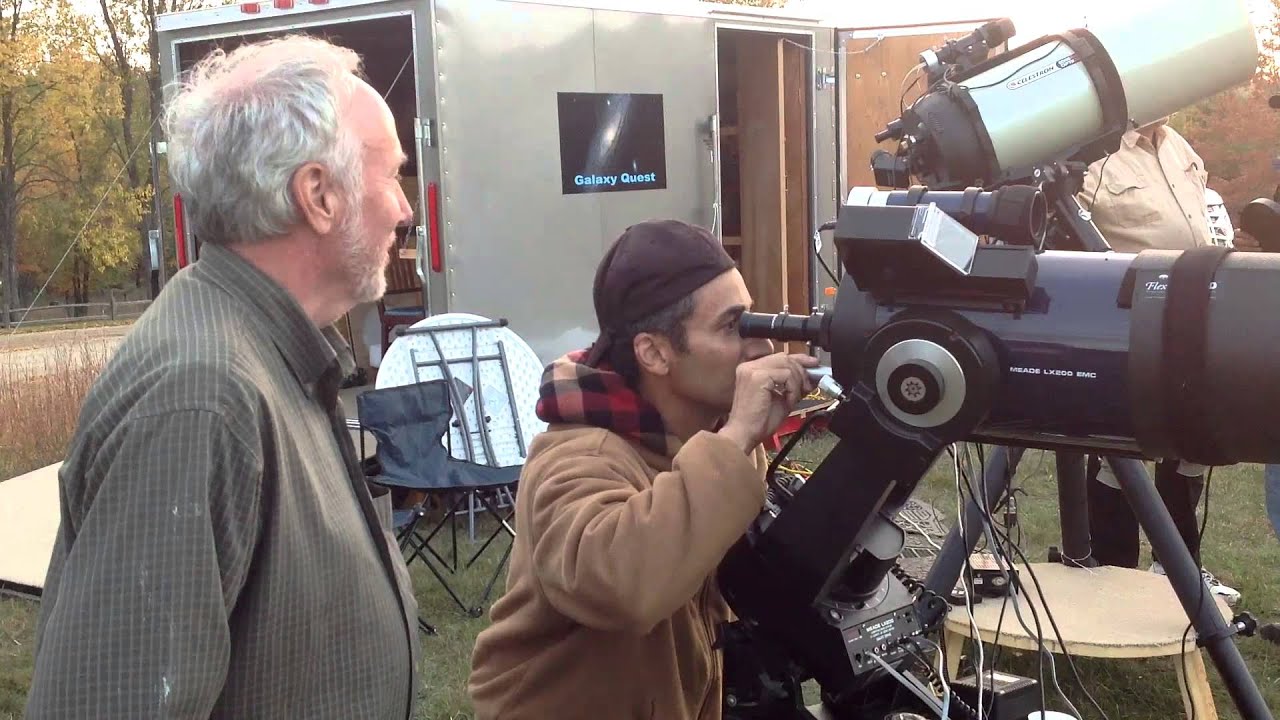 Tony collimating an SCT - YouTube