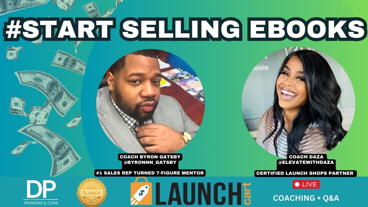 How to Start Selling eBooks with Launch Cart | LIVE Training with Coach ...