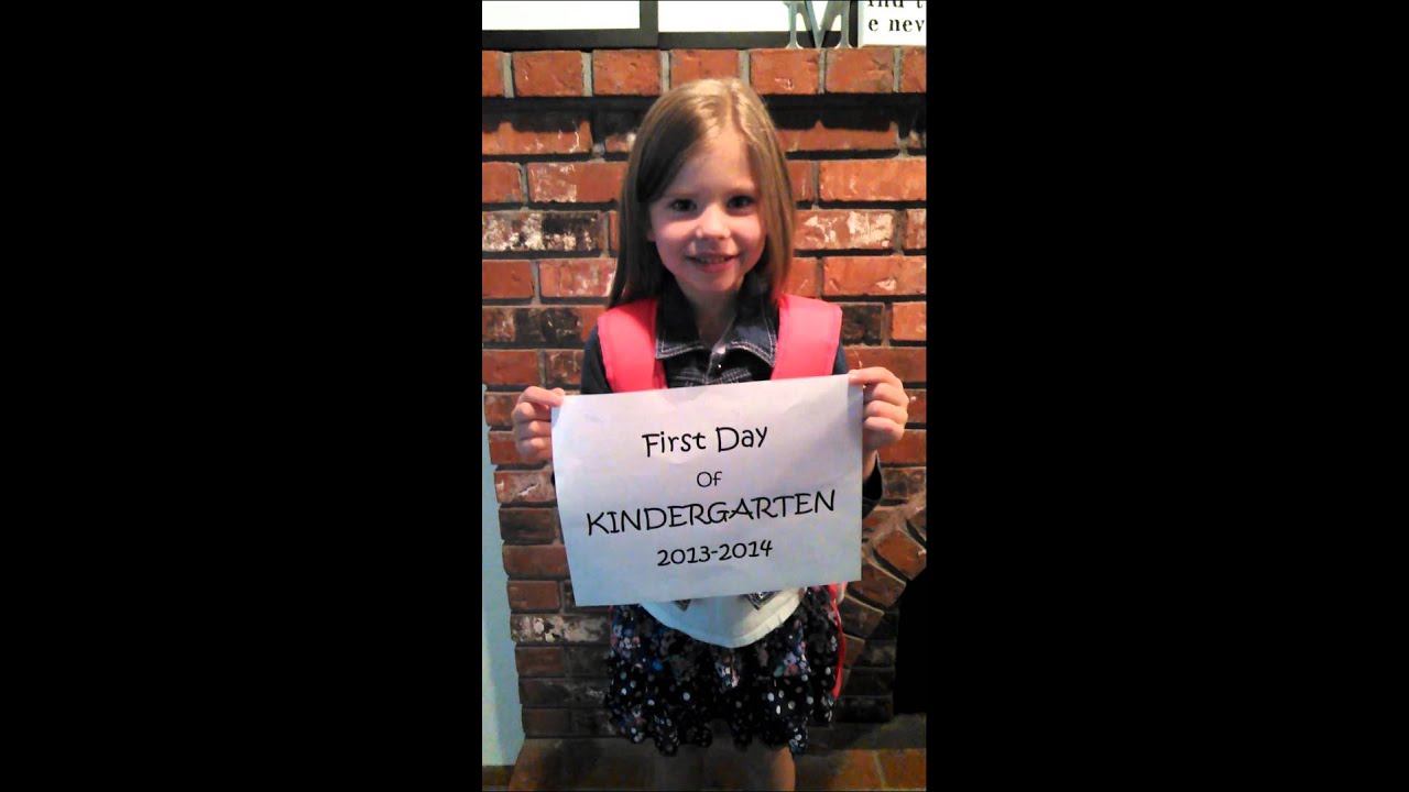 First day of kindy - YouTube