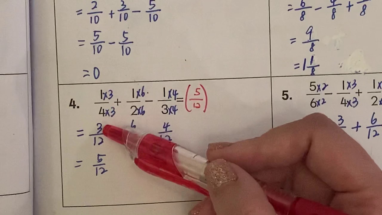 P4 math L15 - YouTube