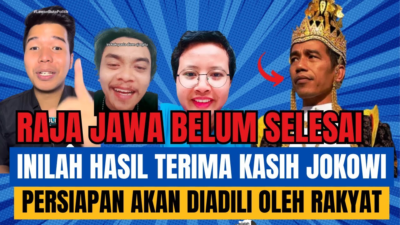 RAJA JAWA MULYONO BELUM SELESAI.? INILAH HASIL TERIMA KASIH JOKOWI ...