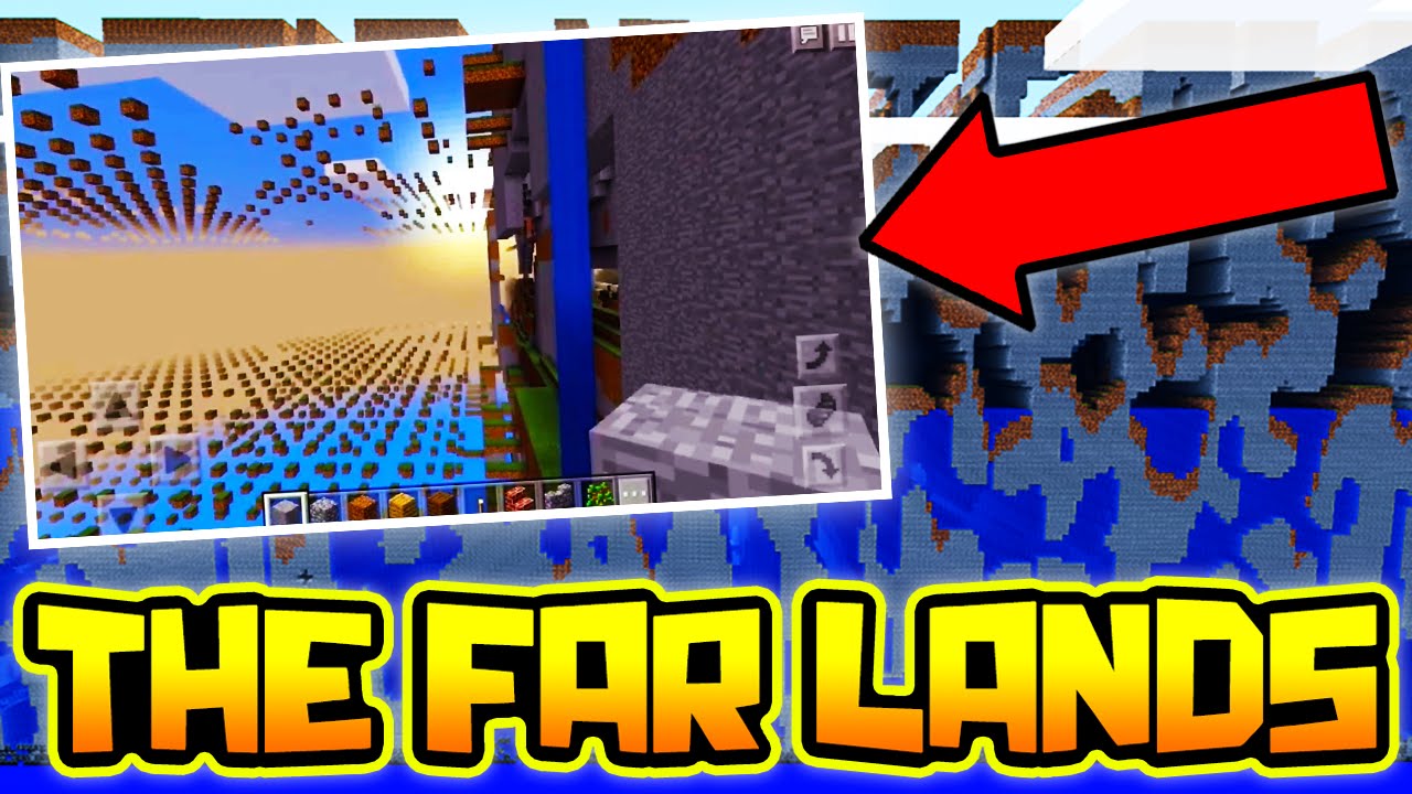 THE FAR LANDS IN MINECRAFT!! - YouTube