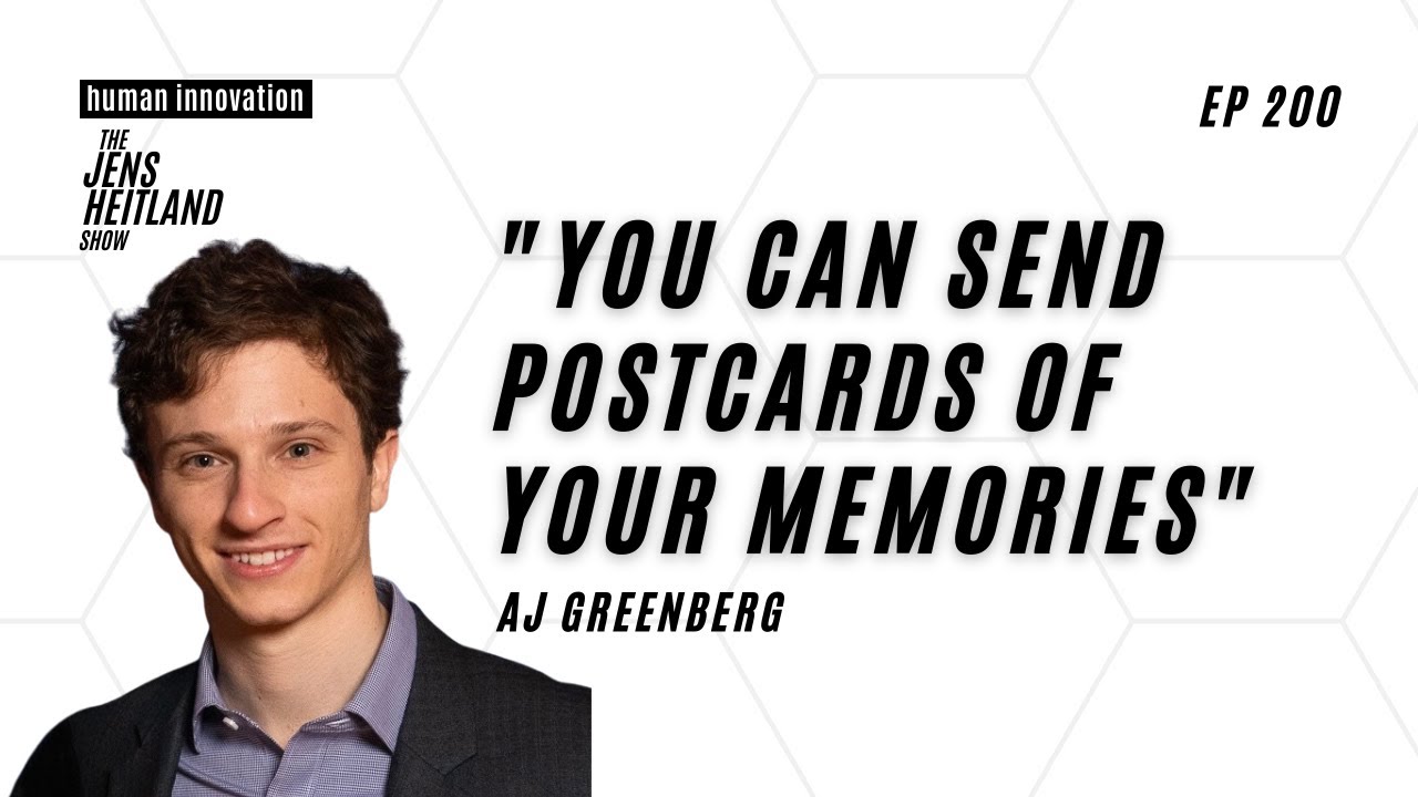 You can send memory postcards through the app - AJ Greenberg - YouTube