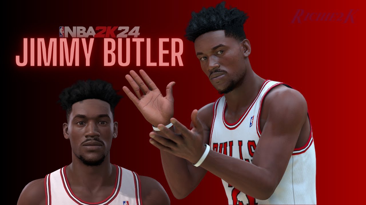 Jimmy Butler Face Creation NBA 2K24 - YouTube
