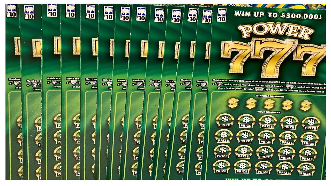 SC $10.00 Power 777 Scratch Off Lottery Tickets. - YouTube