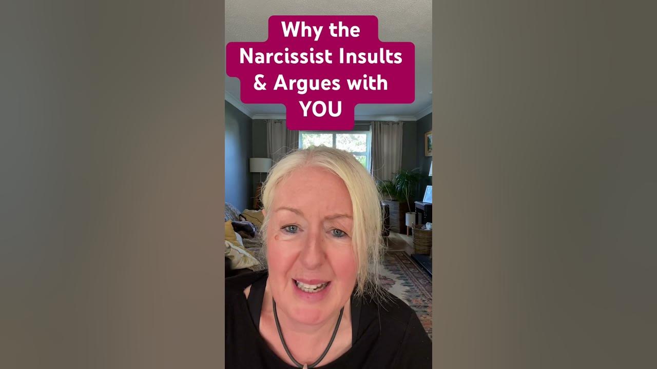 Why A Narcissist Insults & Argues With YOU - YouTube