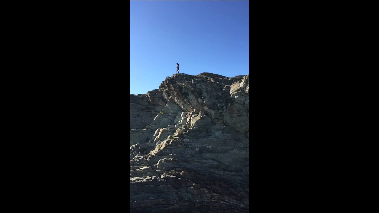 Cliff jumping 120ft - YouTube