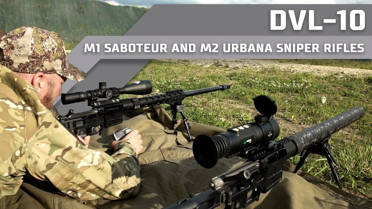 DVL-10 M1 Saboteur and M2 Urbana sniper rifles - YouTube