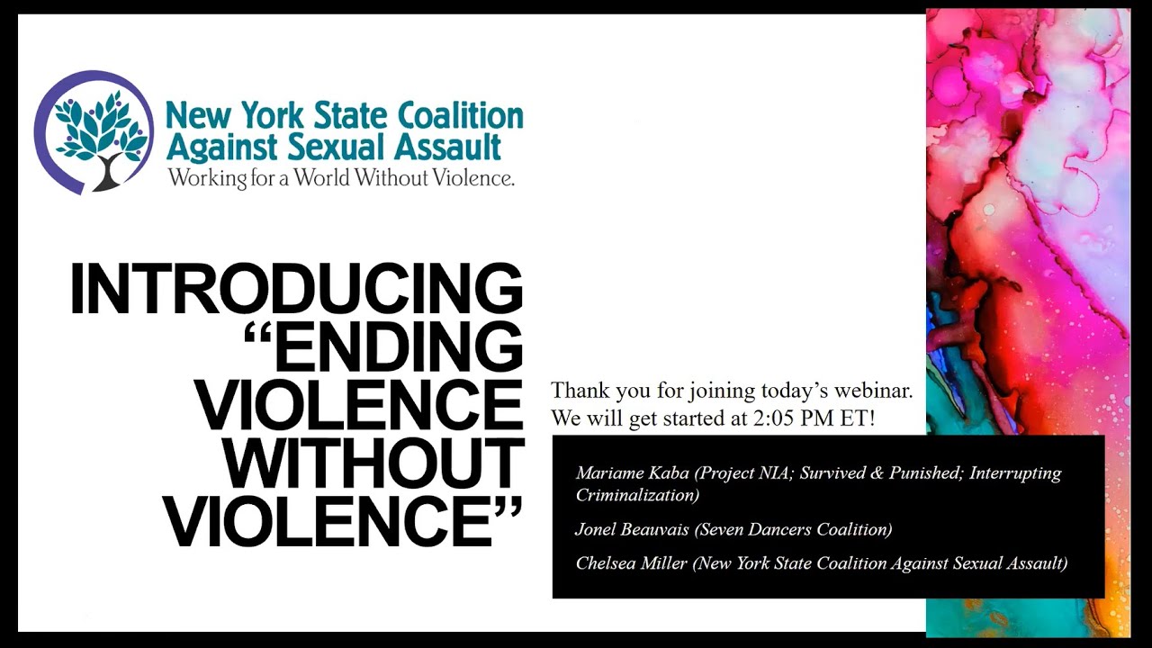Webinar: Introducing "Ending Violence Without Violence" - YouTube