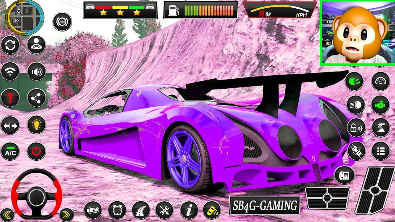 GTF5-Super Sports Red Car 7 | SB4G V1263 | Monkey Gameplay - YouTube