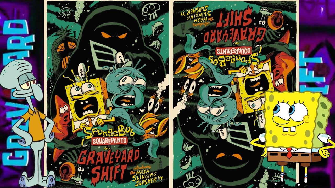 Spongebob Squarepants ytp/parody graveyard shift full episode - YouTube