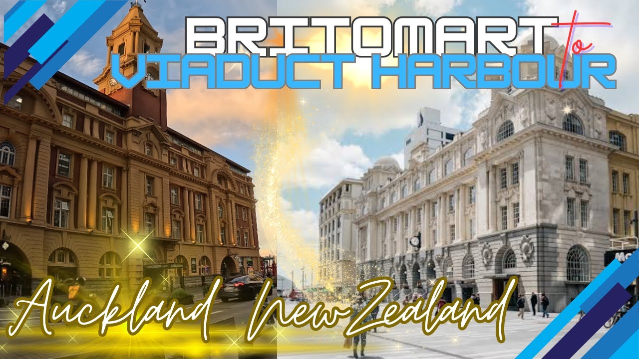 BRITOMART TRAIN STATION to VIADUCT HARBOUR I AUCKLAND NEW ZEALAND I ...