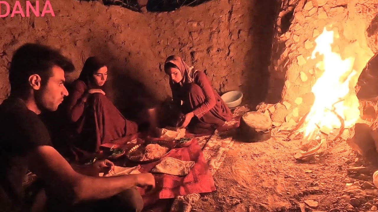 Cooking Food for Dinner in a Nomadic Hut by Nomadic Woman | Nomadic ...