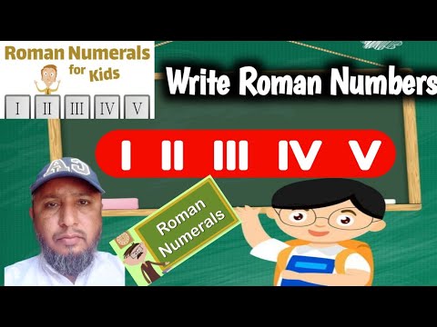 Roman numbers 1 to 15 | How To Write Roman Numbers From 1 to 15 # ...