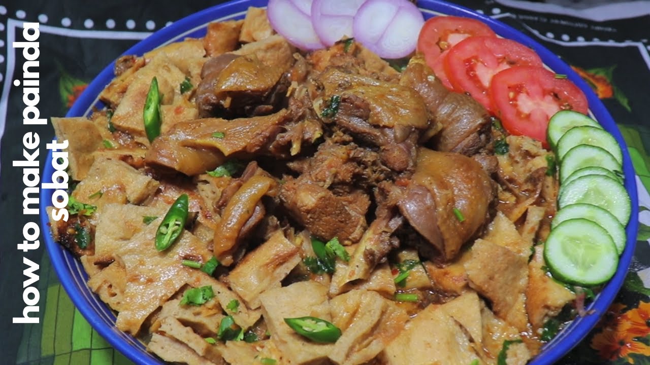 Sobat Recipe( ثوبت) | Painda Traditional Dish |How to Make Sobat Recipe ...