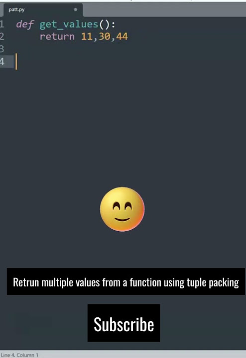 Tuple Packing & Unpacking in Python #shorts #youtubeshorts - YouTube