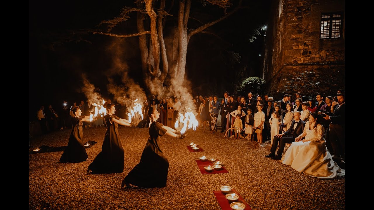 Wedding Fire Show _ Lumen Invoco - YouTube