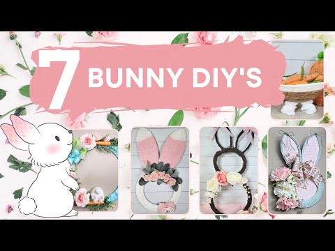 7 Bunny 🐰 DIY'S that are PERFECT for spring and Easter . - YouTube