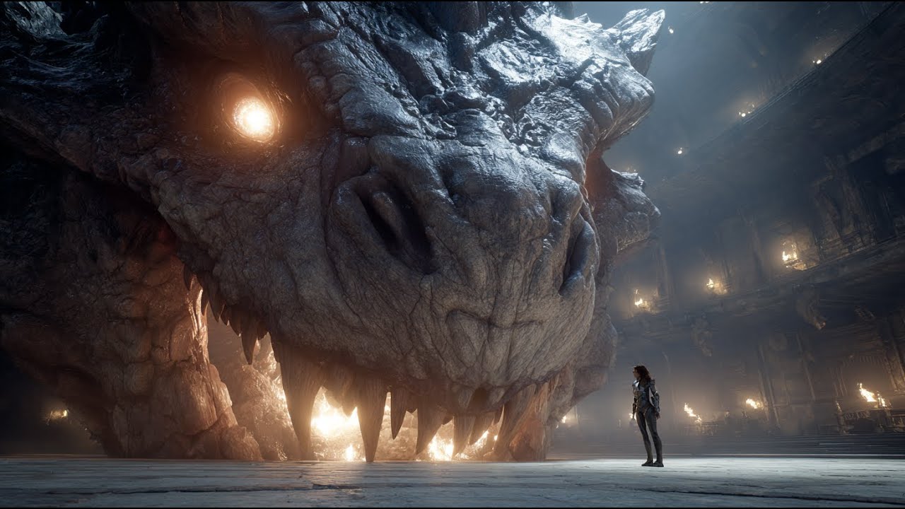 Human Thrown Into Dragon Pit as Sacrifice, Must Battle Giant Dragon to ...