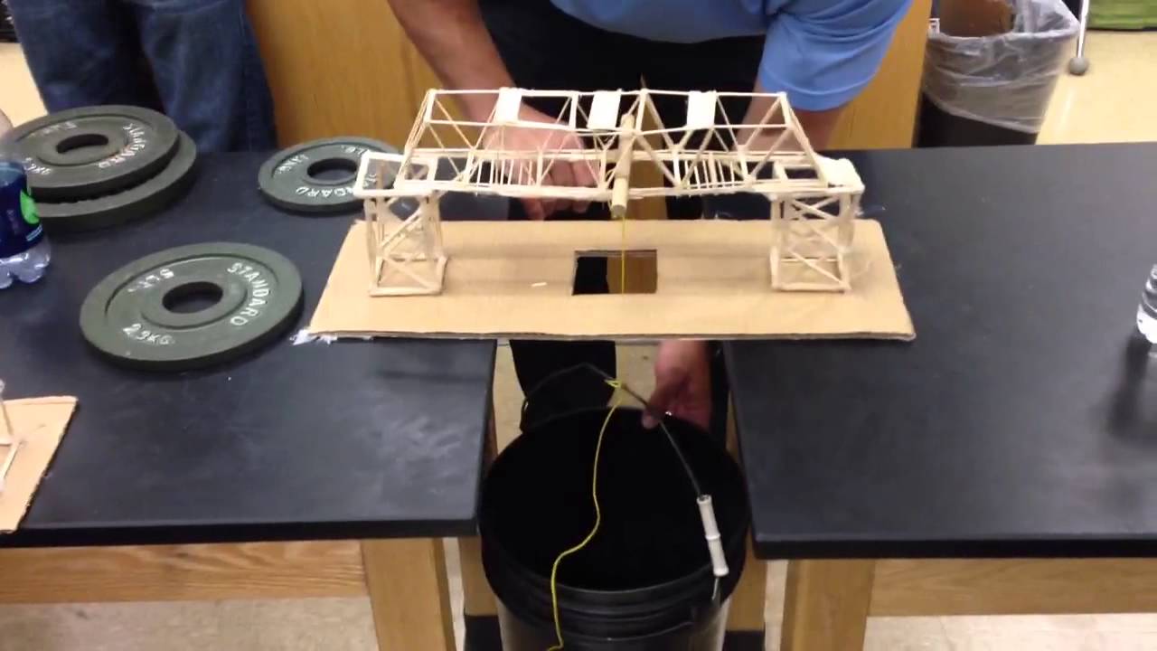 Tgmp123 Bridge I made out of toothpicks - YouTube